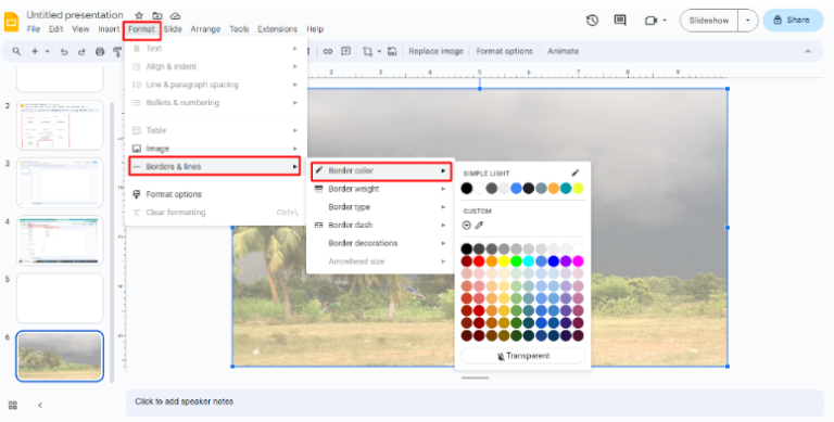 How to Make Images Transparent in Google Slides
