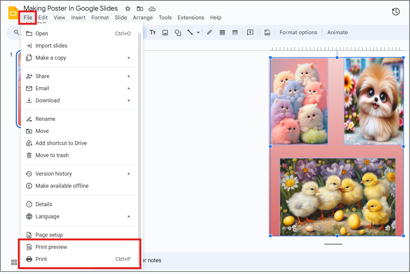 How to Make a Poster in Google Slides? A Complete Guide!