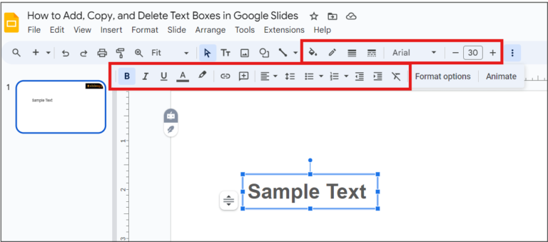 How to Add, Copy, and Delete Text Boxes in Google Slides