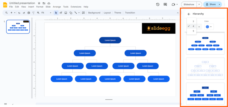 How to Create an Organizational Chart in Google Slides