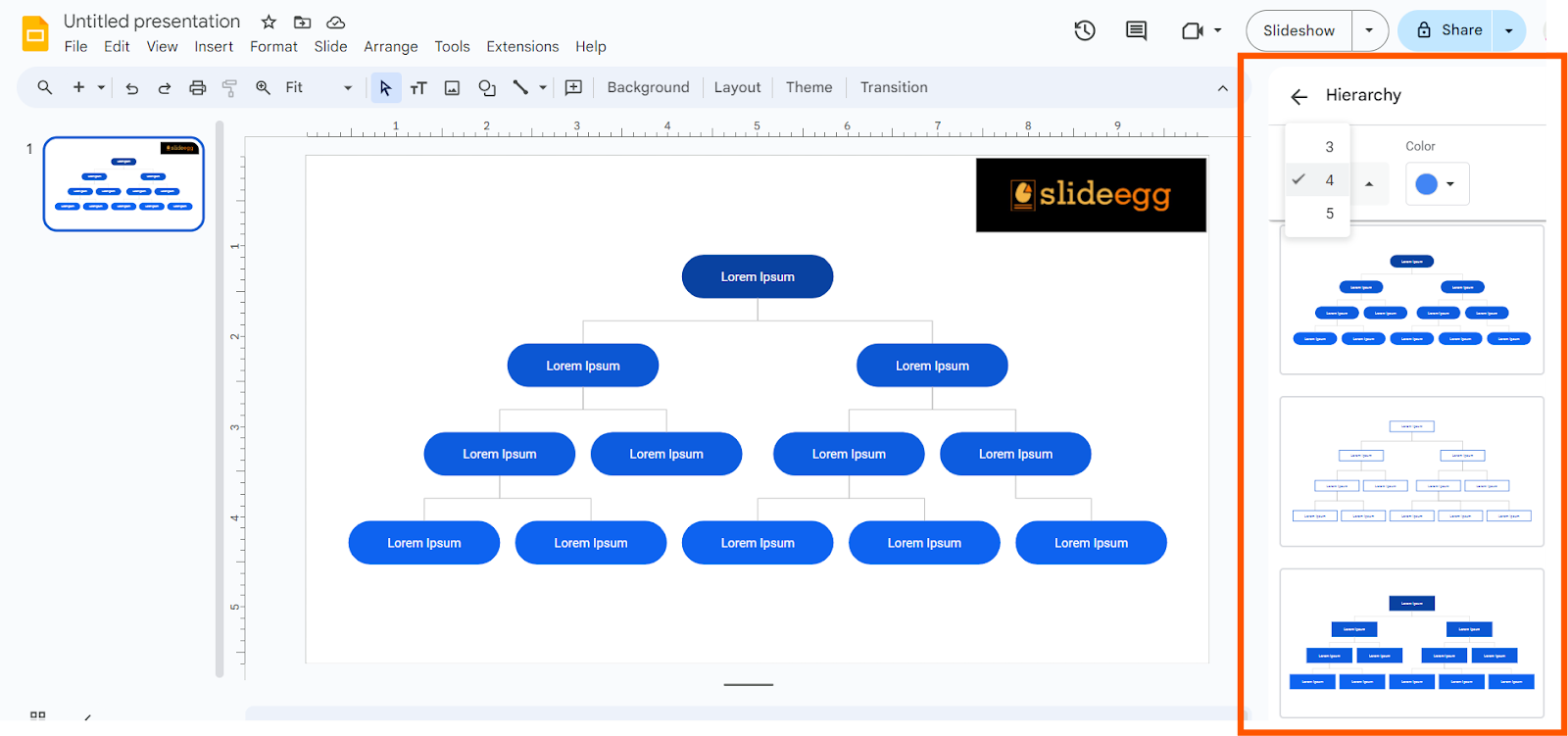 How to Create an Organizational Chart in Google Slides