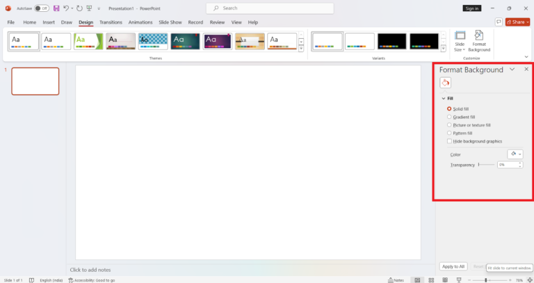 How To Remove Background From a Slide in PowerPoint