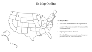 Top 10 United States Outline Maps for Presentations