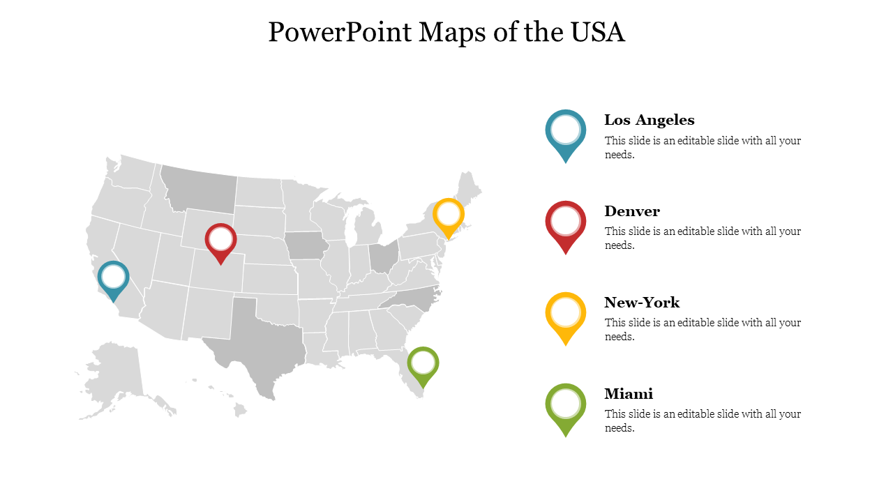Top 10 United States Outline Maps for Presentations