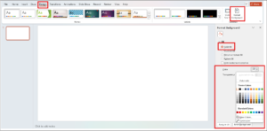 How to Change Background Image and Color in PowerPoint