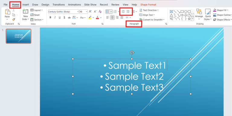 How to Change Indentation and Spacing in PowerPoint