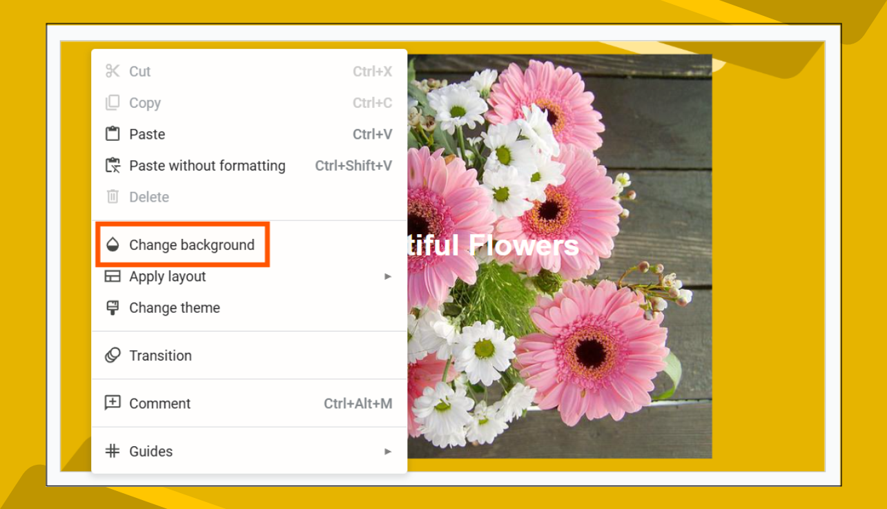How to Bring an Image to the Front in Google Slides