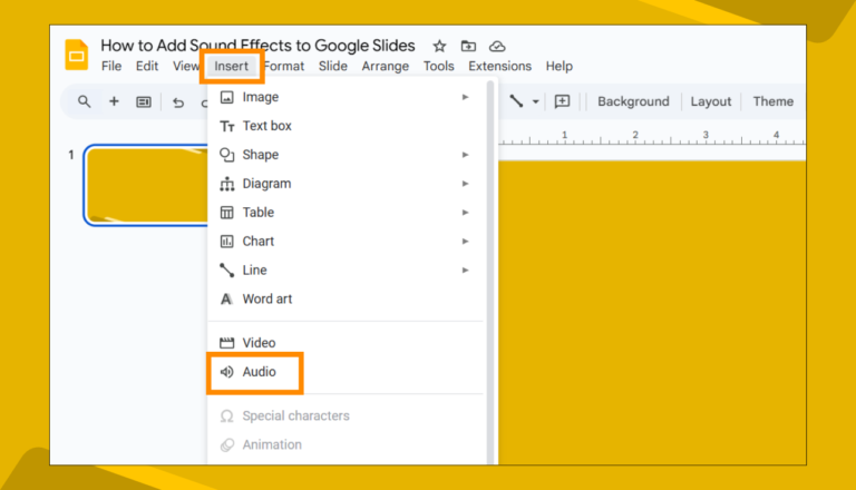 How to Add Sound Effects to Google Slides in Simple Steps