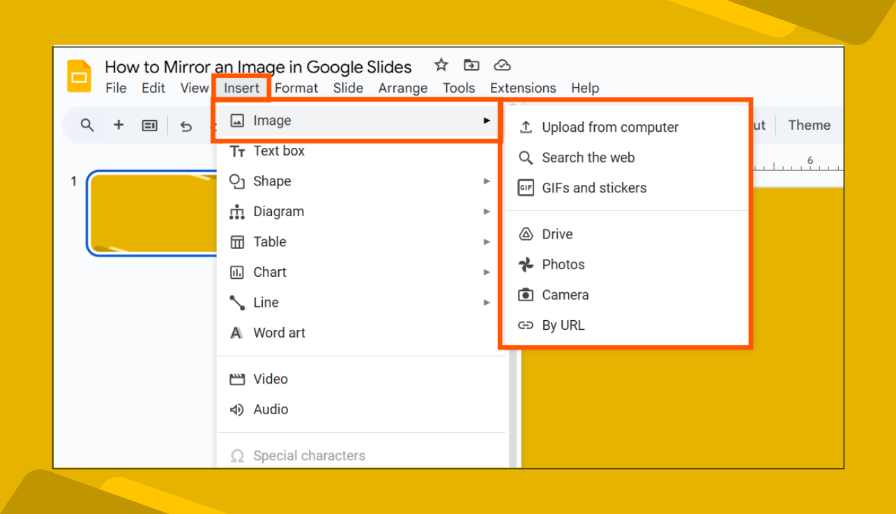 How to Mirror an Image in Google Slides | Easy Steps!