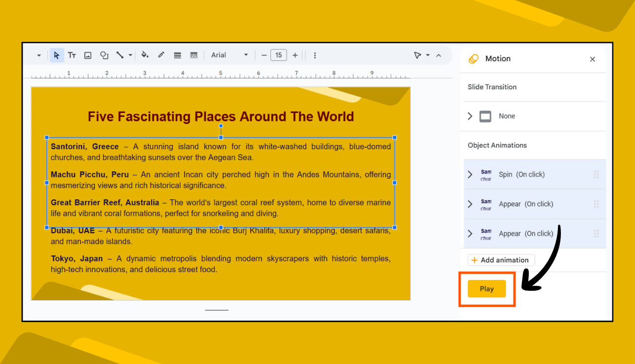 How to Animate Text in Google Slides | Step-by-Step Guide