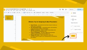 How to Animate Bullet Points in Google Slides | Easy Guide
