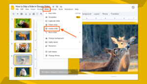 How to Skip and Unskip a Slide in Google Slides Easily