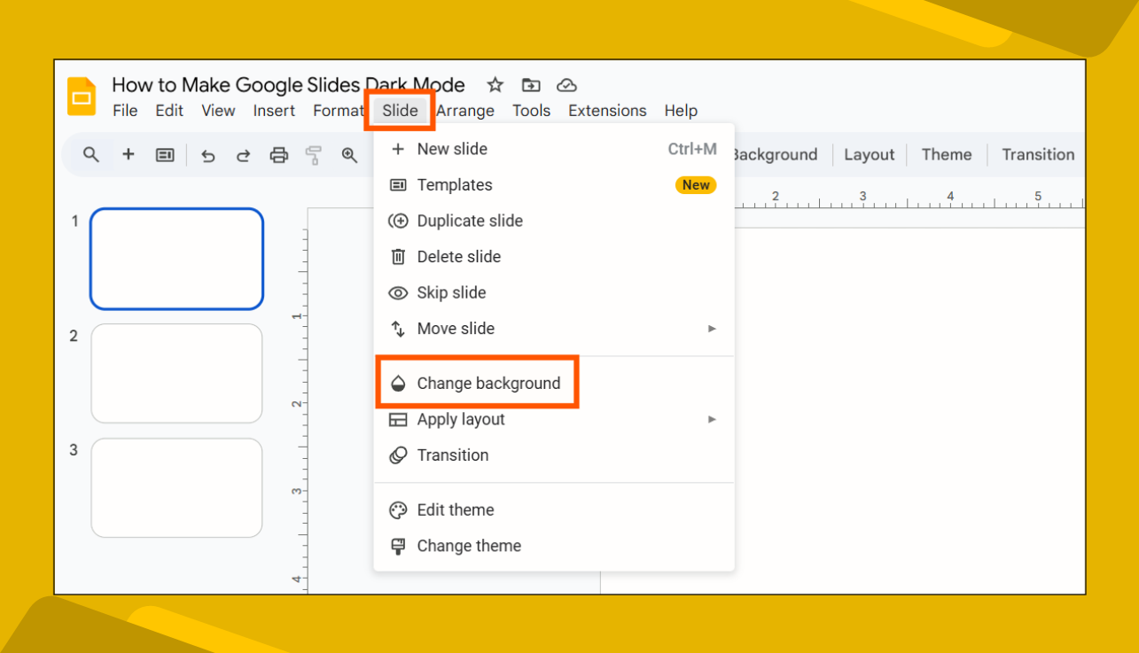 How to Make Google Slides Dark Mode | Easy Guide