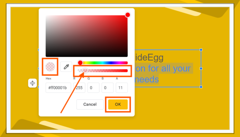 How to Easily Make Text Transparent in Google Slides