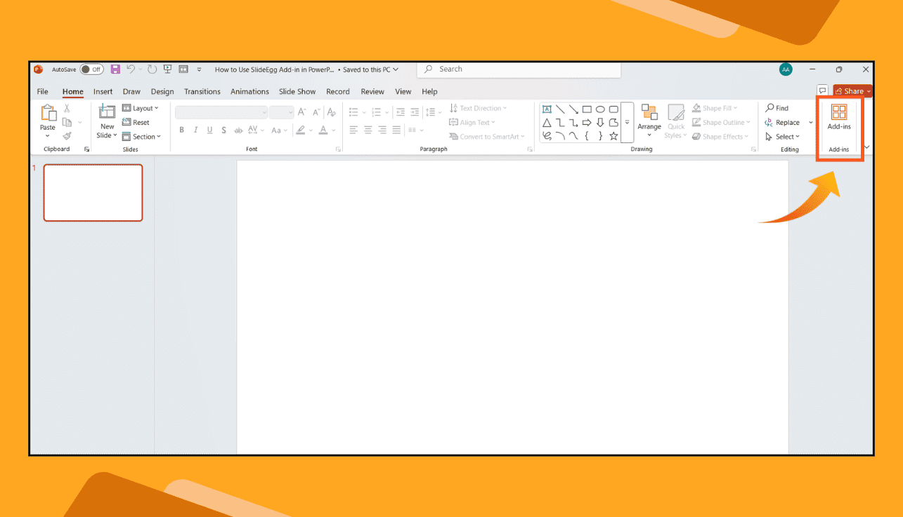 How to Use SlideEgg Add-in in PowerPoint to Insert Templates