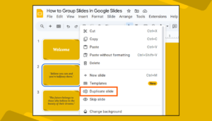 How to Group Slides in Google Slides for Easy Organization