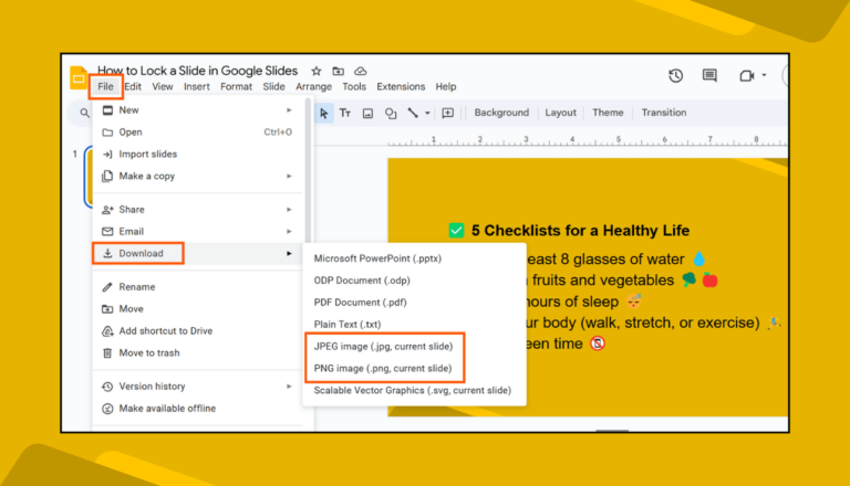 How to Lock a Slide in Google Slides | Easy Methods