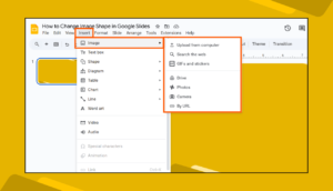 How to Change Image Shape in Google Slides Easily