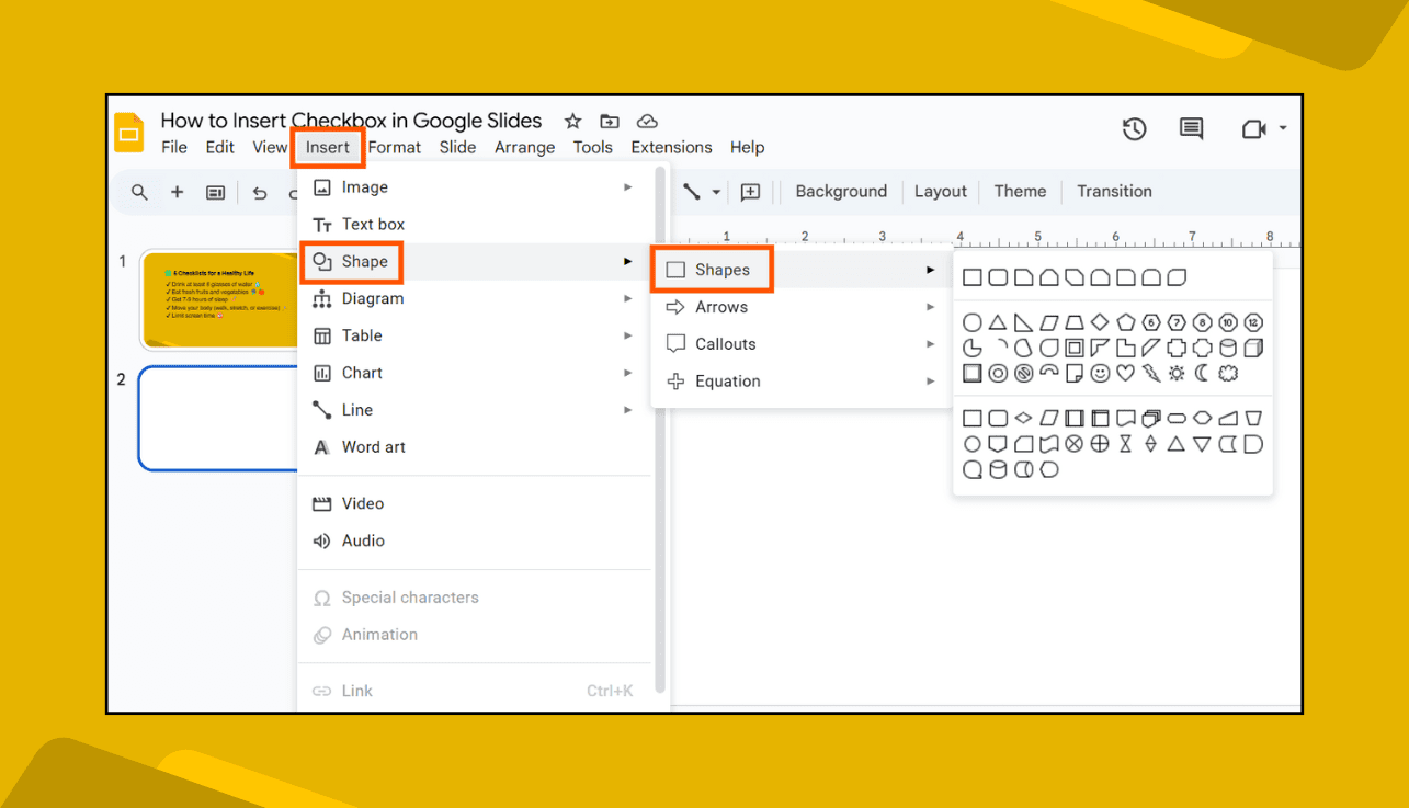 How to Insert Checkbox in Google Slides: Easy Steps