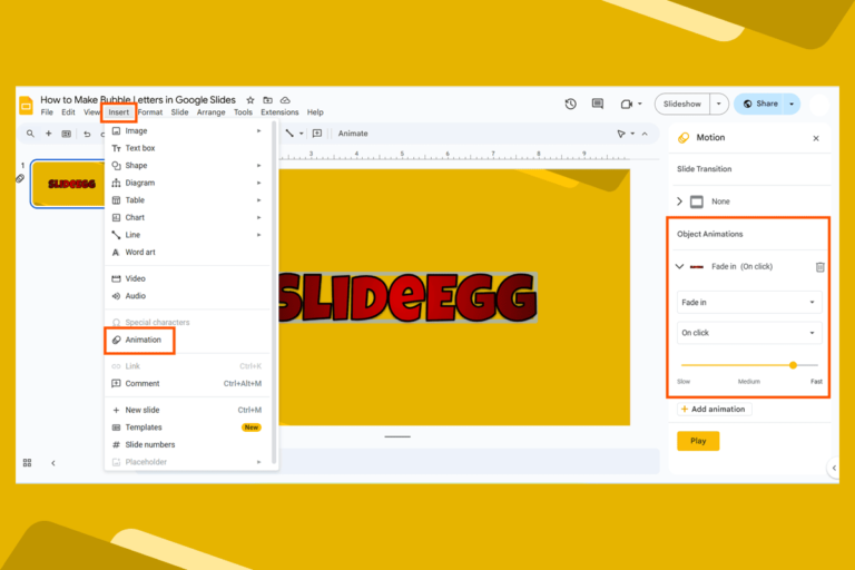 How to Make Bubble Letters in Google Slides | Easy Steps