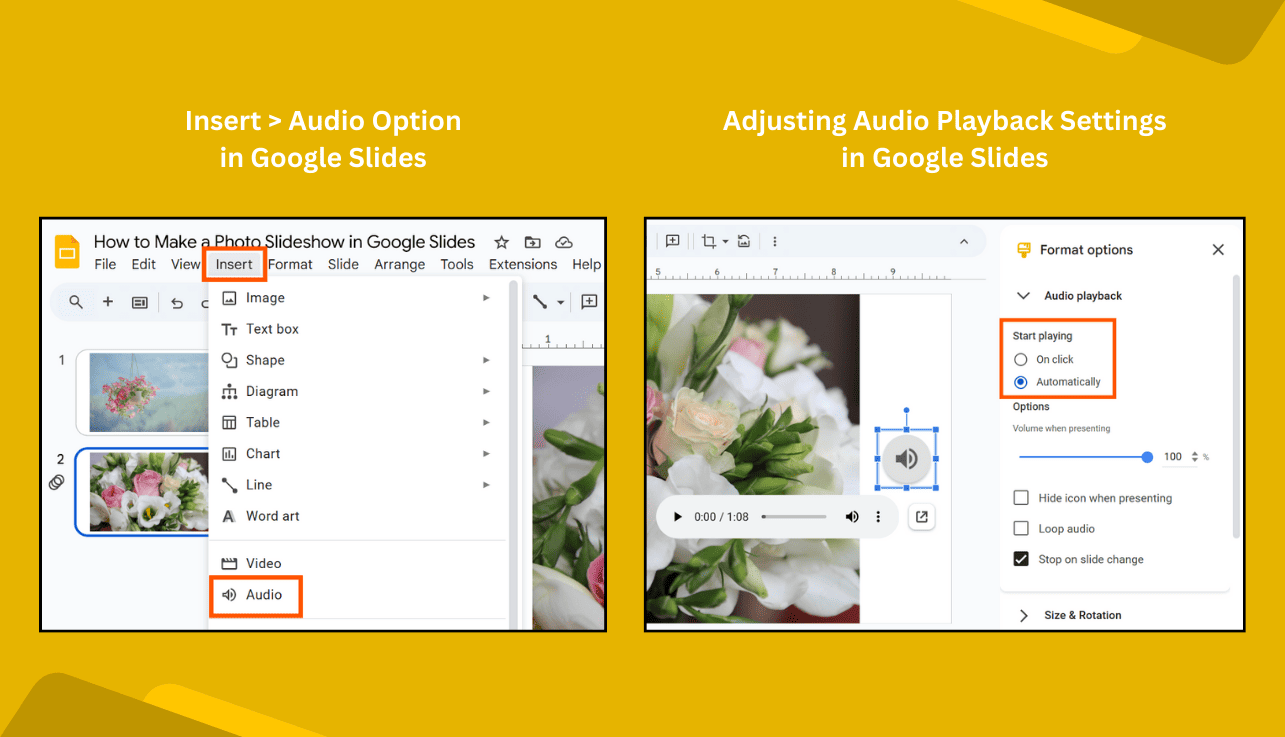 How to Make a Photo Slideshow in Google Slides | Easy Steps
