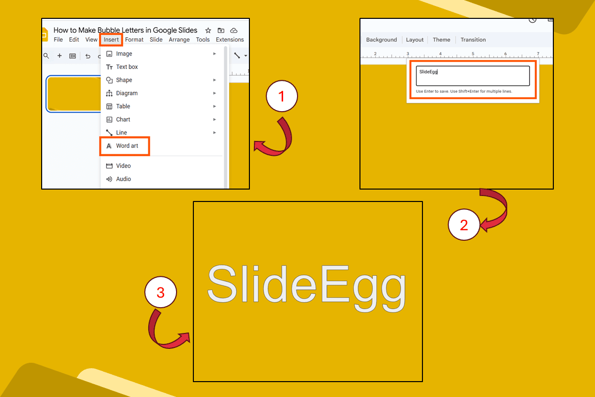 How to Make Bubble Letters in Google Slides | Easy Steps