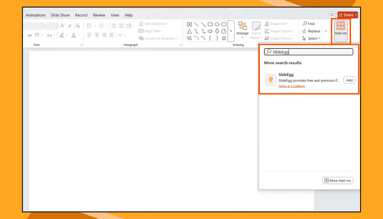 How to Use SlideEgg Add-in in PowerPoint to Insert Templates
