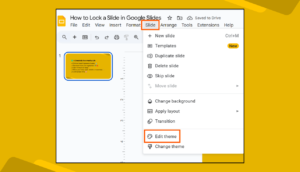 How To Lock A Slide In Google Slides Easy Methods