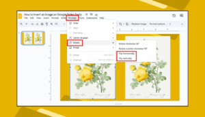 How to Invert an Image on Google Slides | Simple Steps