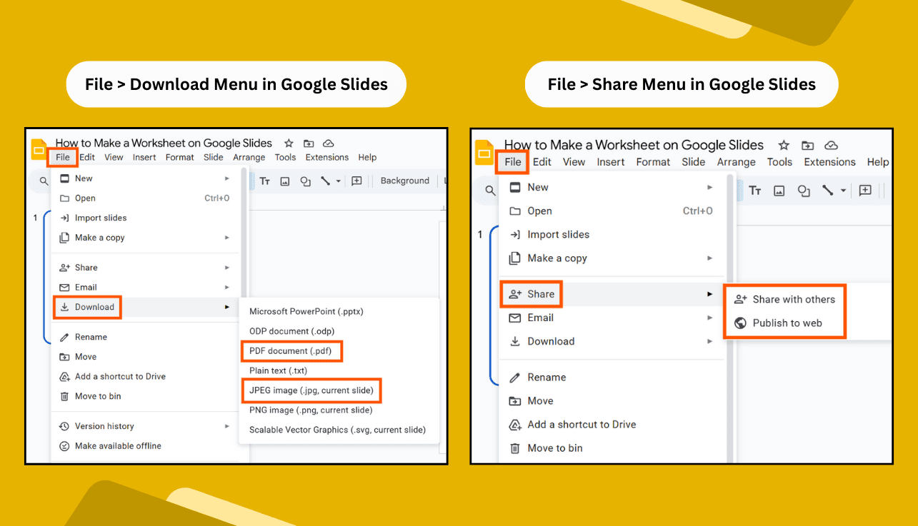 How to Make a Worksheet on Google Slides | Easy Guide