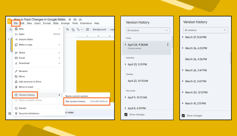 How to Track Changes in Google Slides: A Simple Guide