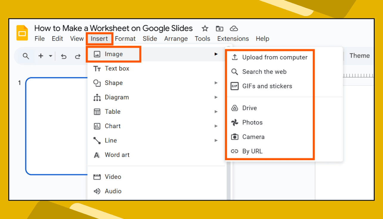 How to Make a Worksheet on Google Slides | Easy Guide