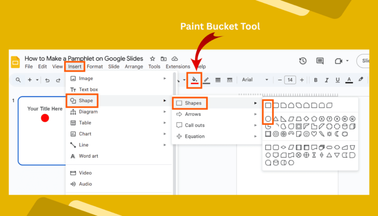 How to Make a Pamphlet on Google Slides Easily