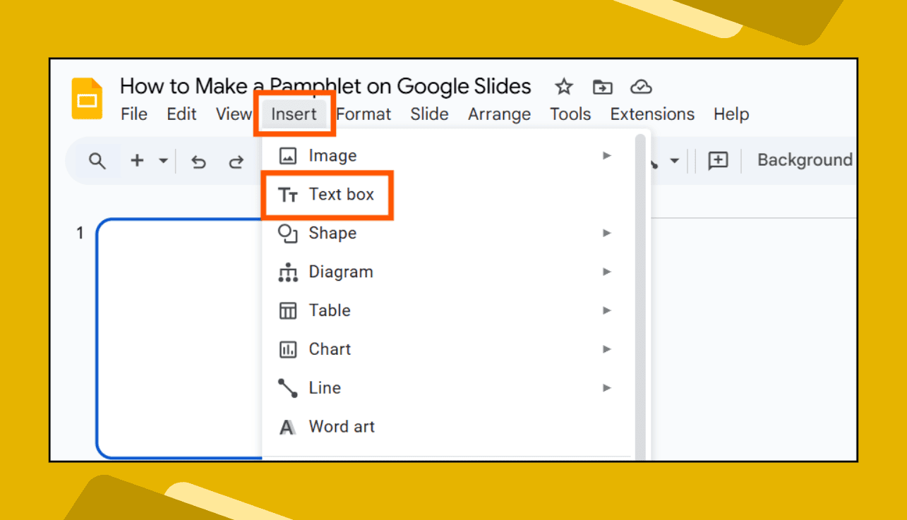 How to Make a Pamphlet on Google Slides Easily