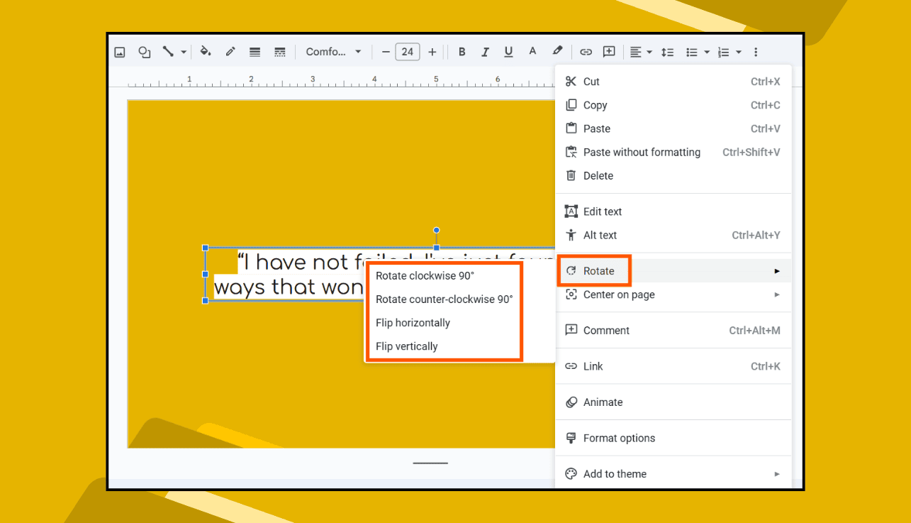 How to Rotate Text in Google Slides: Super Simple Guide