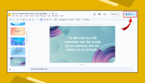 How to Transfer Ownership of Google Slides Easily
