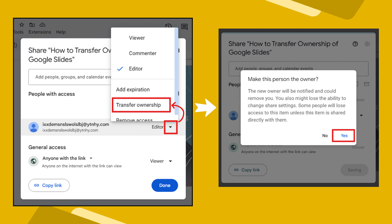 How to Transfer Ownership of Google Slides Easily