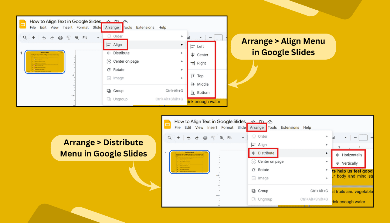 How to Perfectly Align Text in Google Slides Easily