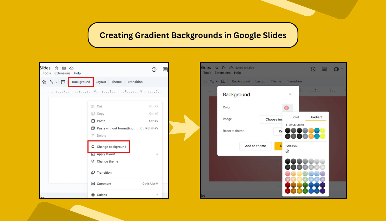 How to Create Beautiful Gradients in Google Slides