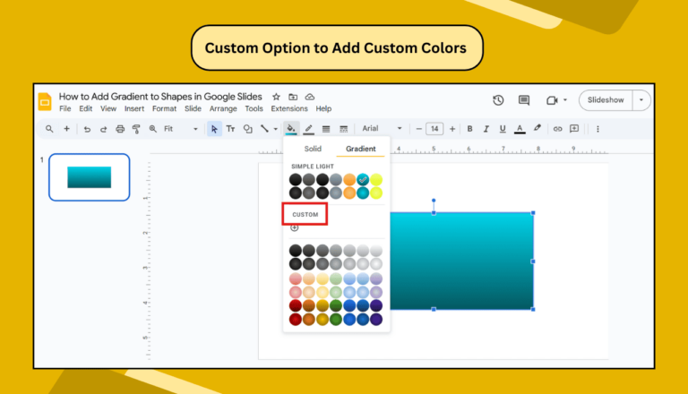 How to Create Beautiful Gradients in Google Slides