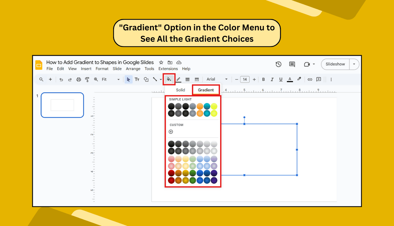 How to Create Beautiful Gradients in Google Slides