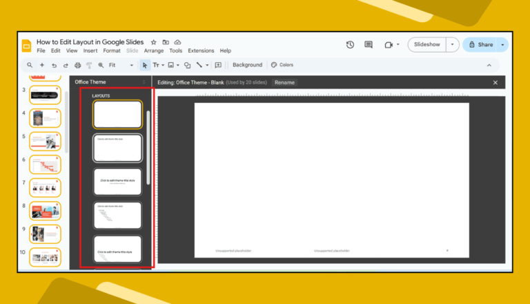 Learn How to Easily Edit the Layout in Google Slides