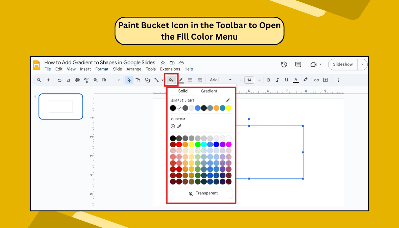 How to Create Beautiful Gradients in Google Slides