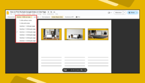 How to Print Multiple Google Slides on One Page