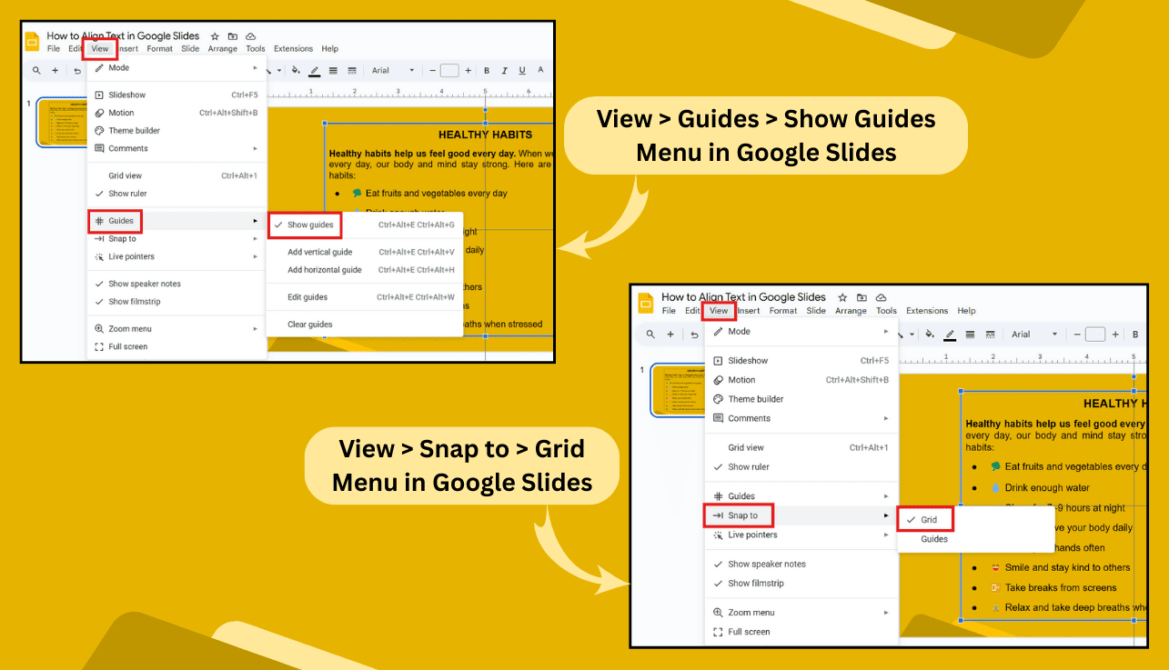 How to Perfectly Align Text in Google Slides Easily