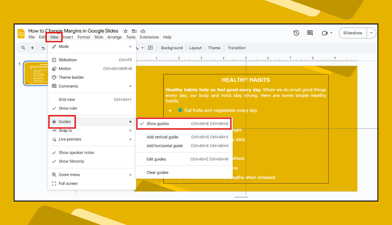 How to Change Margins in Google Slides: Simple Steps