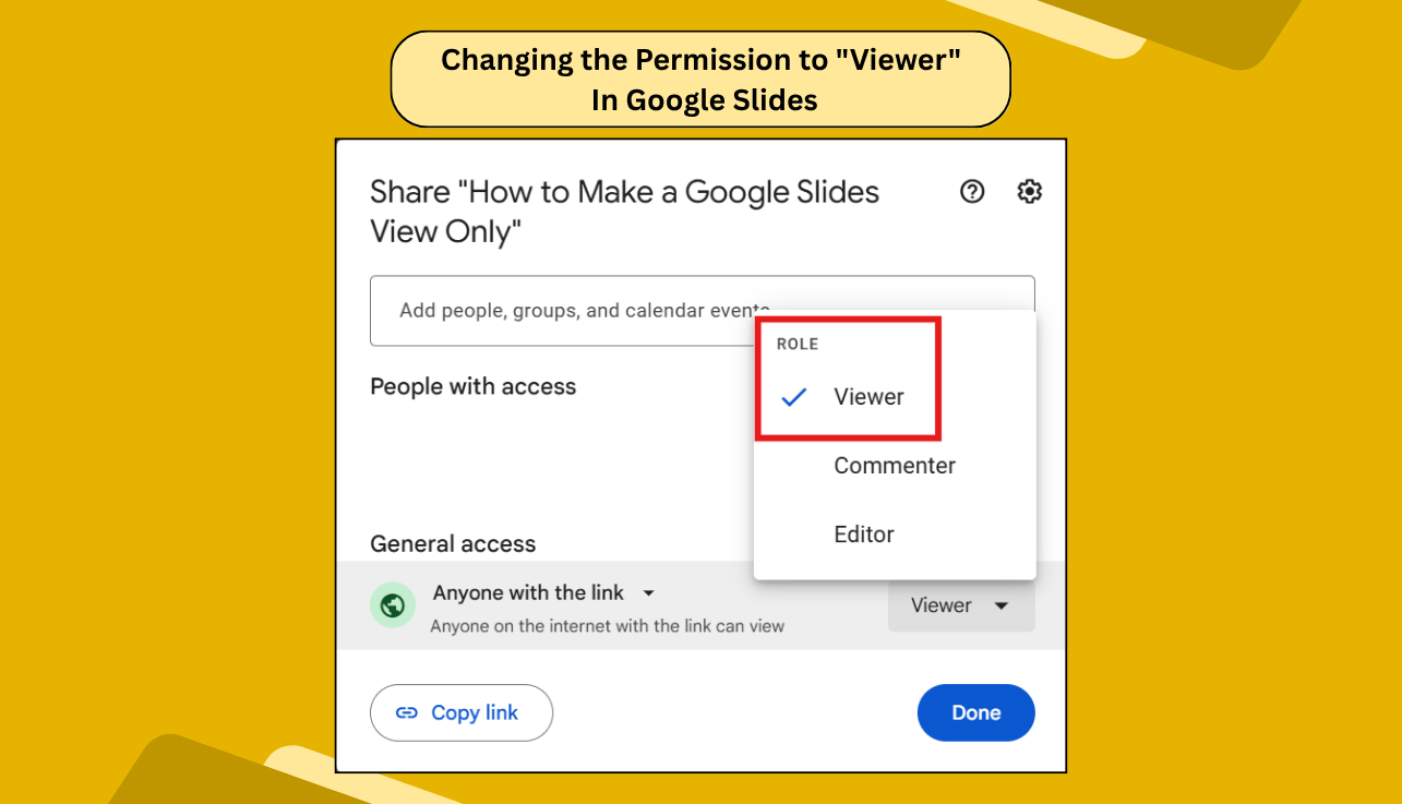 How to Make a Google Slides View Only in Simple Steps