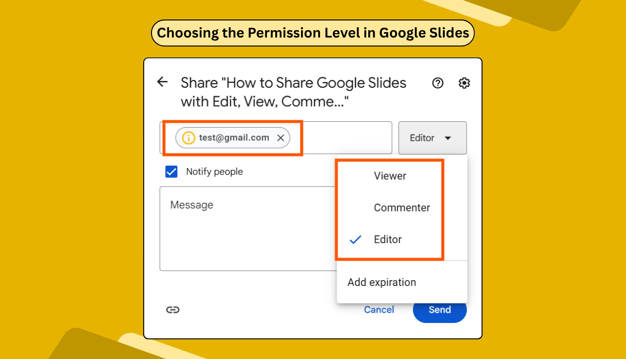 How to Share Google Slides with Edit, View, Comment Access