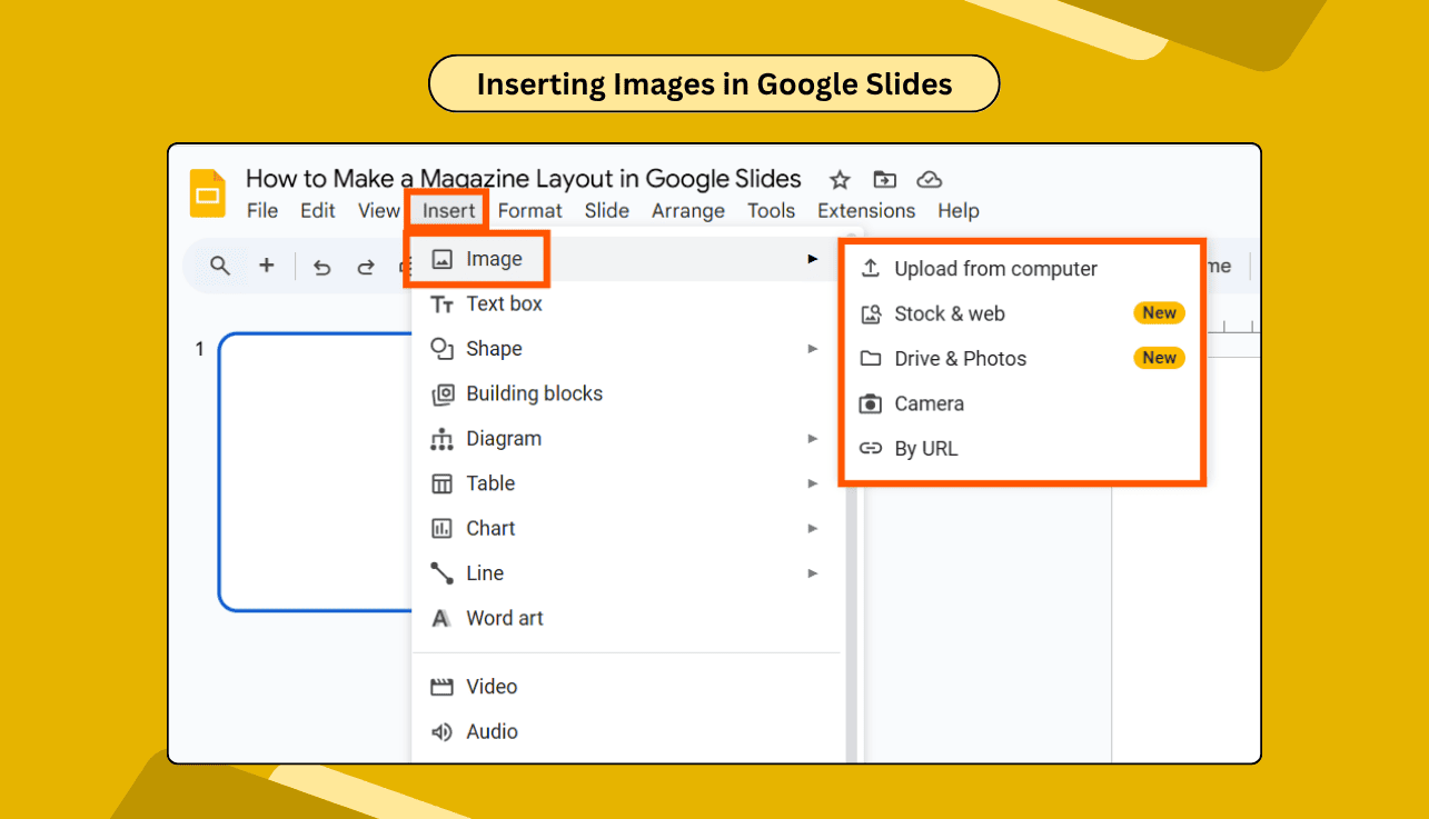 How to Make a Magazine Layout in Google Slides