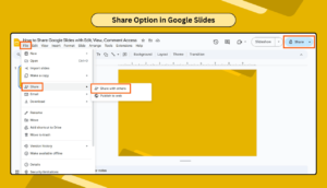 How to Share Google Slides with Edit, View, Comment Access